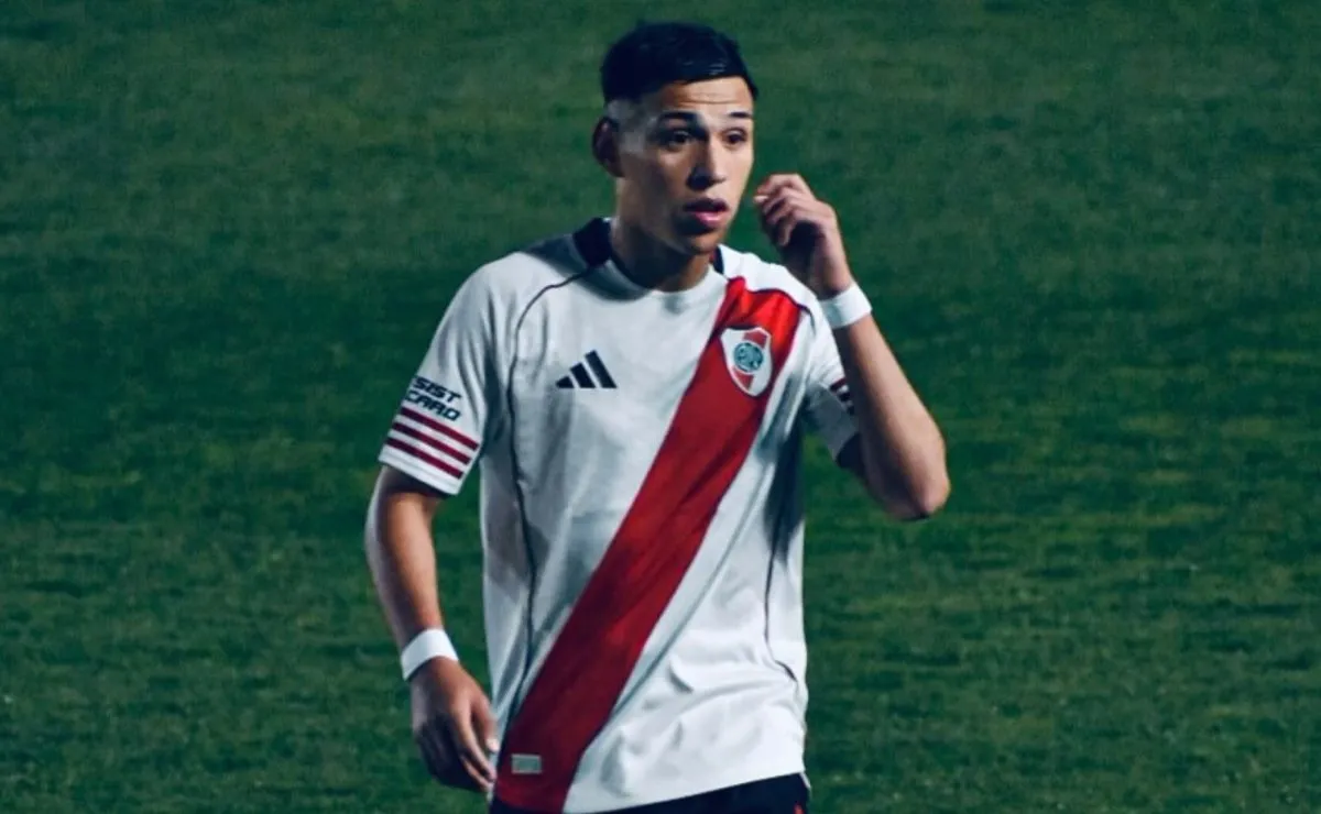 Ulises Giménez se entrenó con la Primera de River de cara a la Libertadores