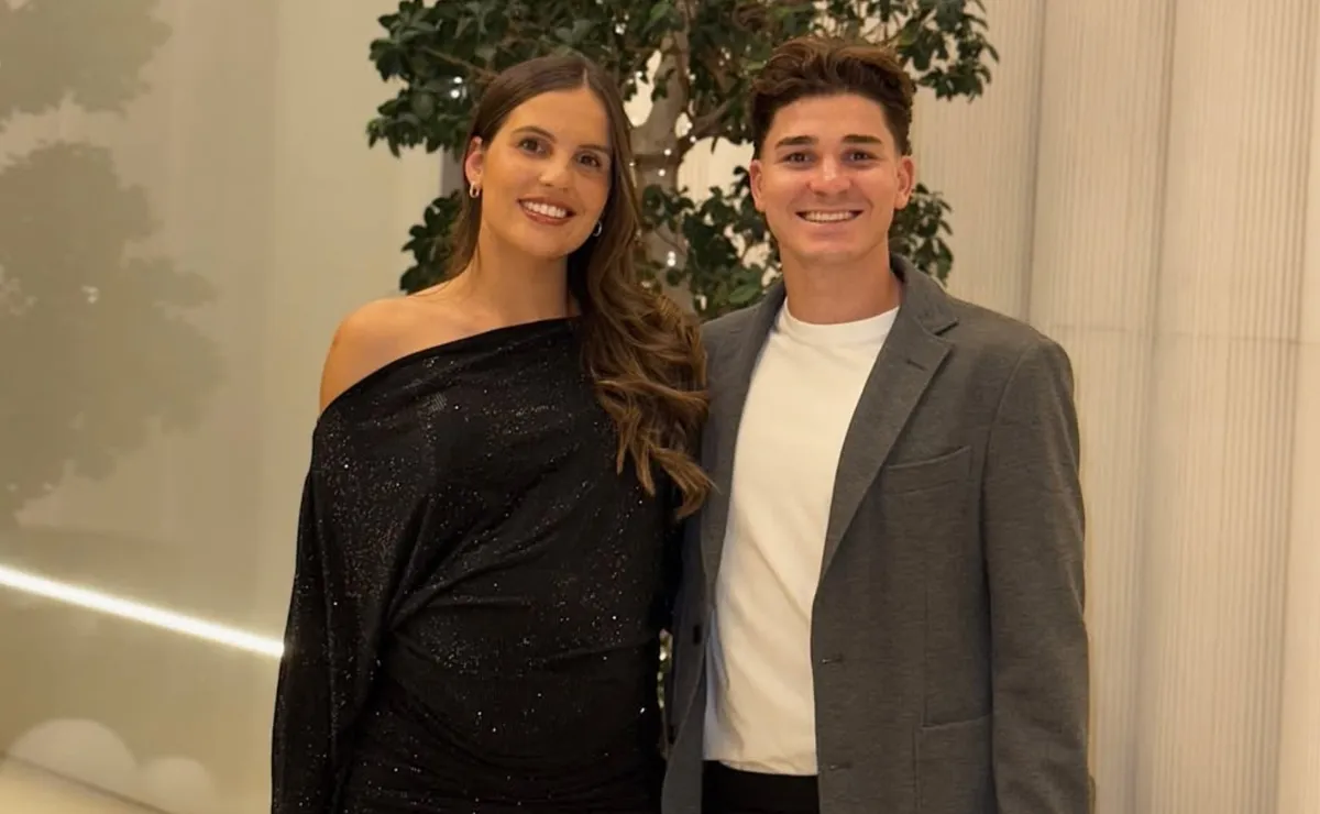 Ex River: nació Amadeo, el primer hijo de Julián Álvarez y Emilia Ferrero