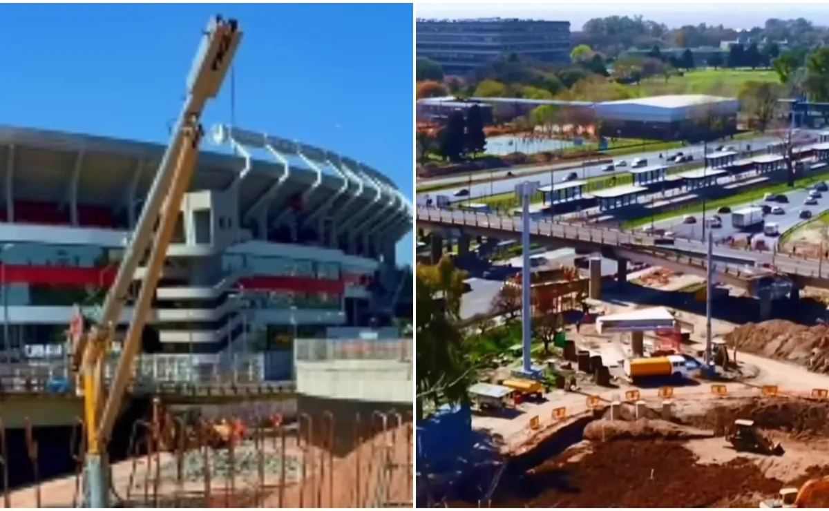 Mega obra en el Puente Labruna: cómo impacta en el hincha de River