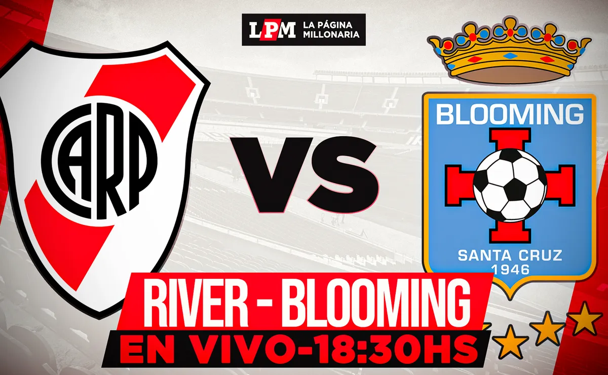 River vs. Blooming EN VIVO: transmisión gratis por Copa Sudamericana
