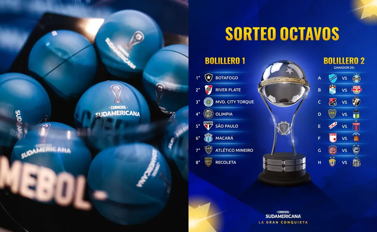 A qué hora es el sorteo de octavos de la Sudamericana y cómo verlo